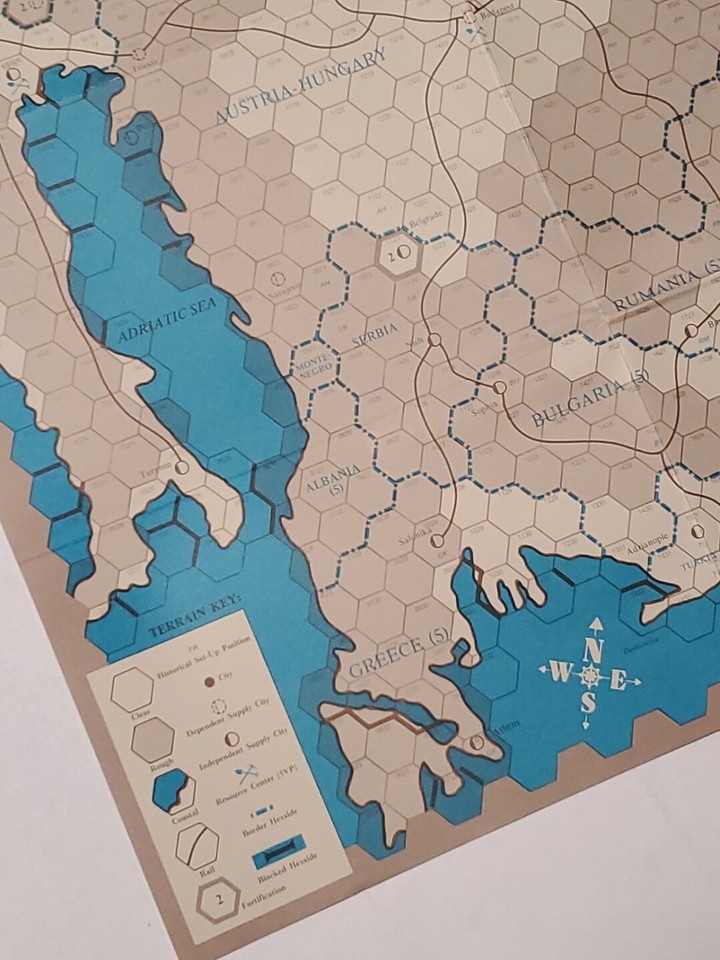 SPI Wargame Moment in Conflict #4 - World War I 1914-1918 Board Game ...