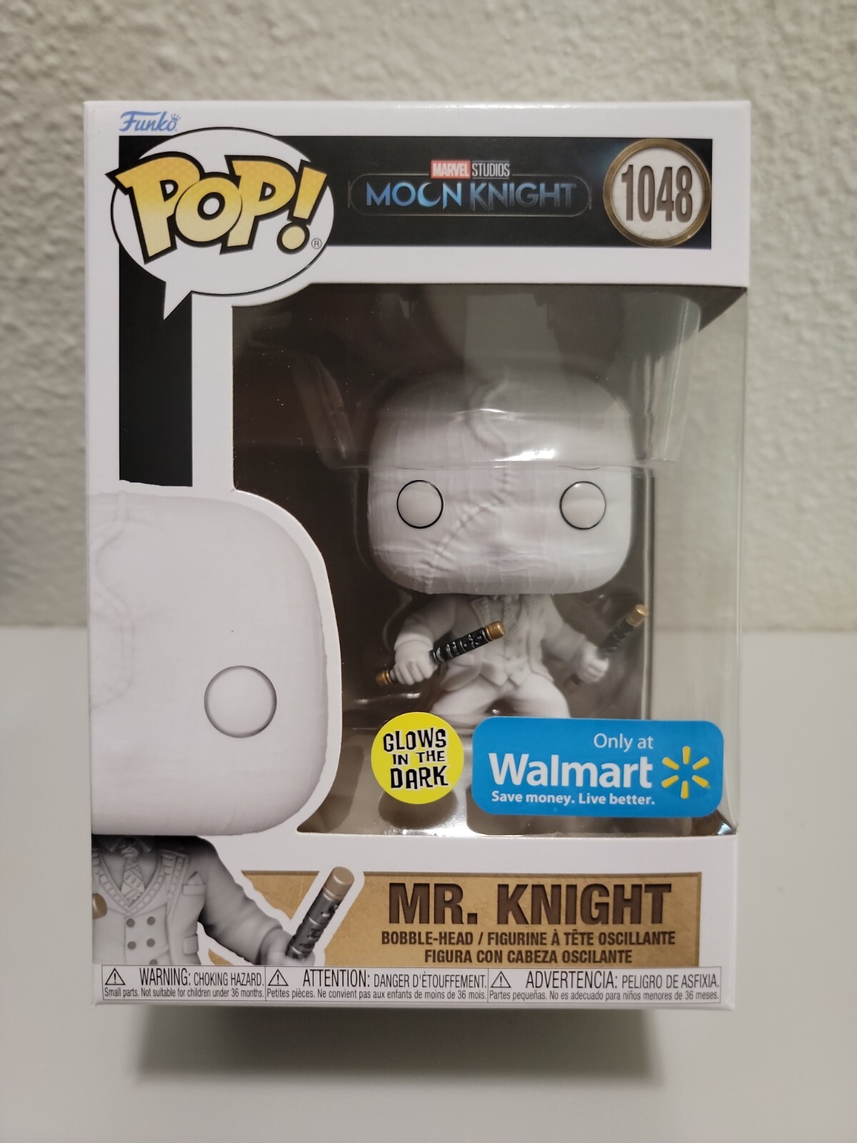 Funko POP! #1048 - Mr. Knight - Walmart Exclusive - Glow In The Dark ...