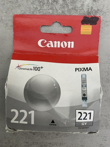 Genuine Canon CLI-221GY Gray Ink Cartridge For PIXMA MP980 MP990 Grey ...