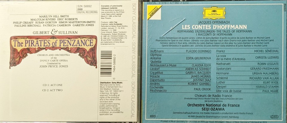 Gilbert & Sullivan/Offenbach Operas | eBay