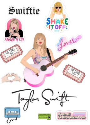 Taylor Swift Cake Topper Bundle. Premium Edible Icing Sheet | eBay