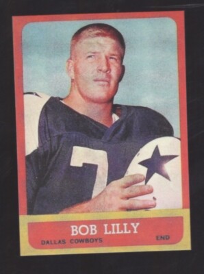 1962 BOB LILLY COWBOYS Football's Greatest Rookie reprints Hobby Cards ...