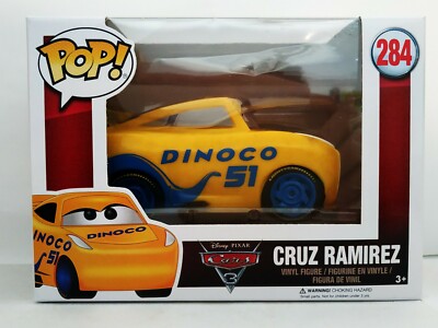FIGURINE EN VINYLE FUNKO POP DISNEY PIXAR CARS 3 CRUZ RAMIREZ #284 | eBay