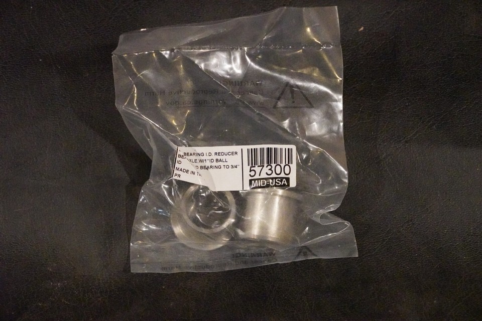 1" to .75" 3/4" Rim Wheel Axle Bearing Reducer Adaptors For Harley ...