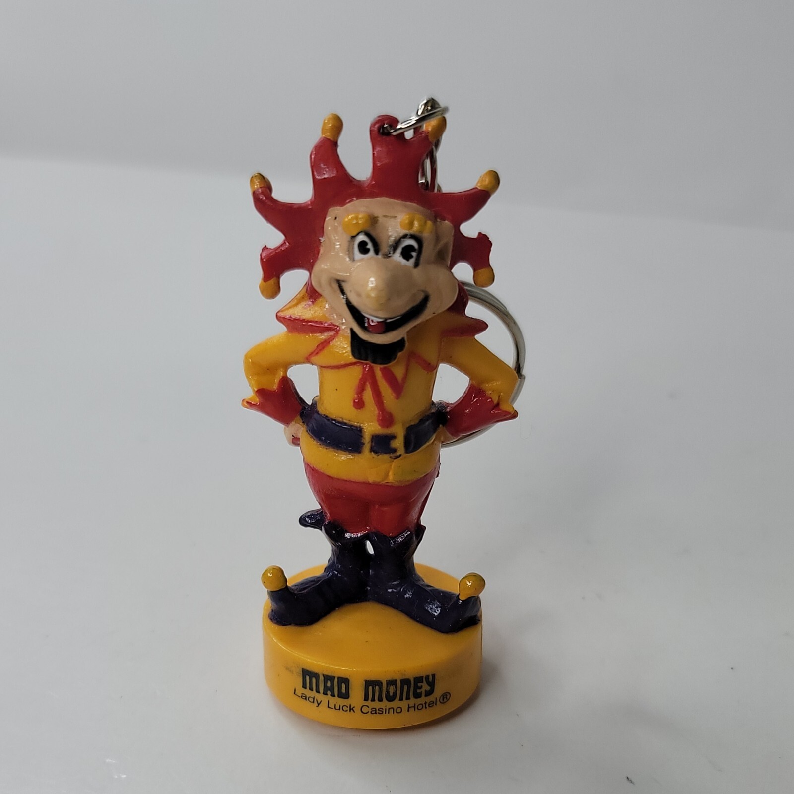 Vintage Jester Figurine Mad Money Key Chain Lady Luck Casino | eBay