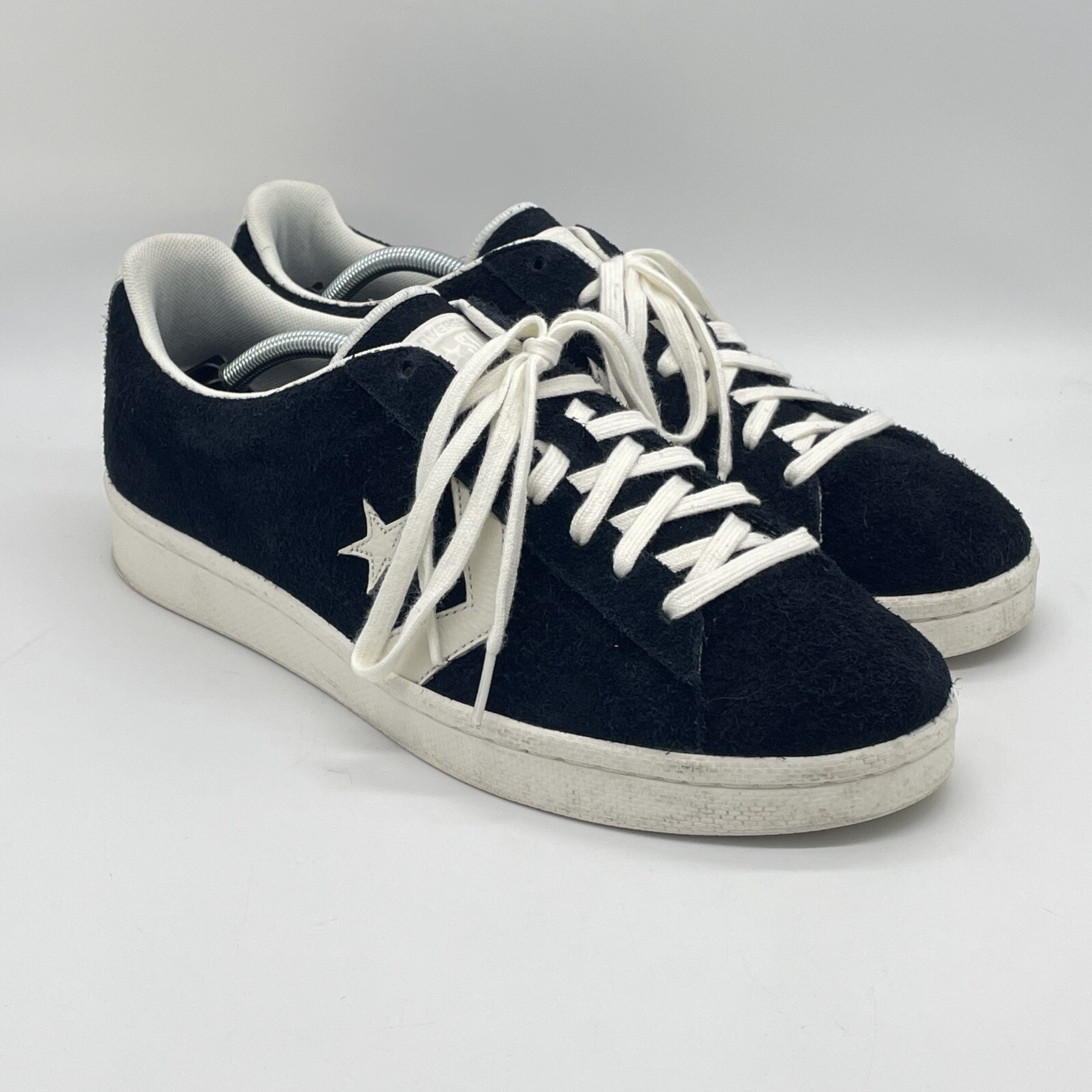 Converse Cons Black Pro Leather Vintage Suede Low Top… - Gem