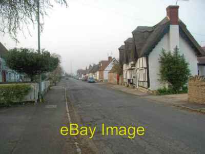 Photo 6x4 Main Street Offenham The maypole can just be made out at the ...