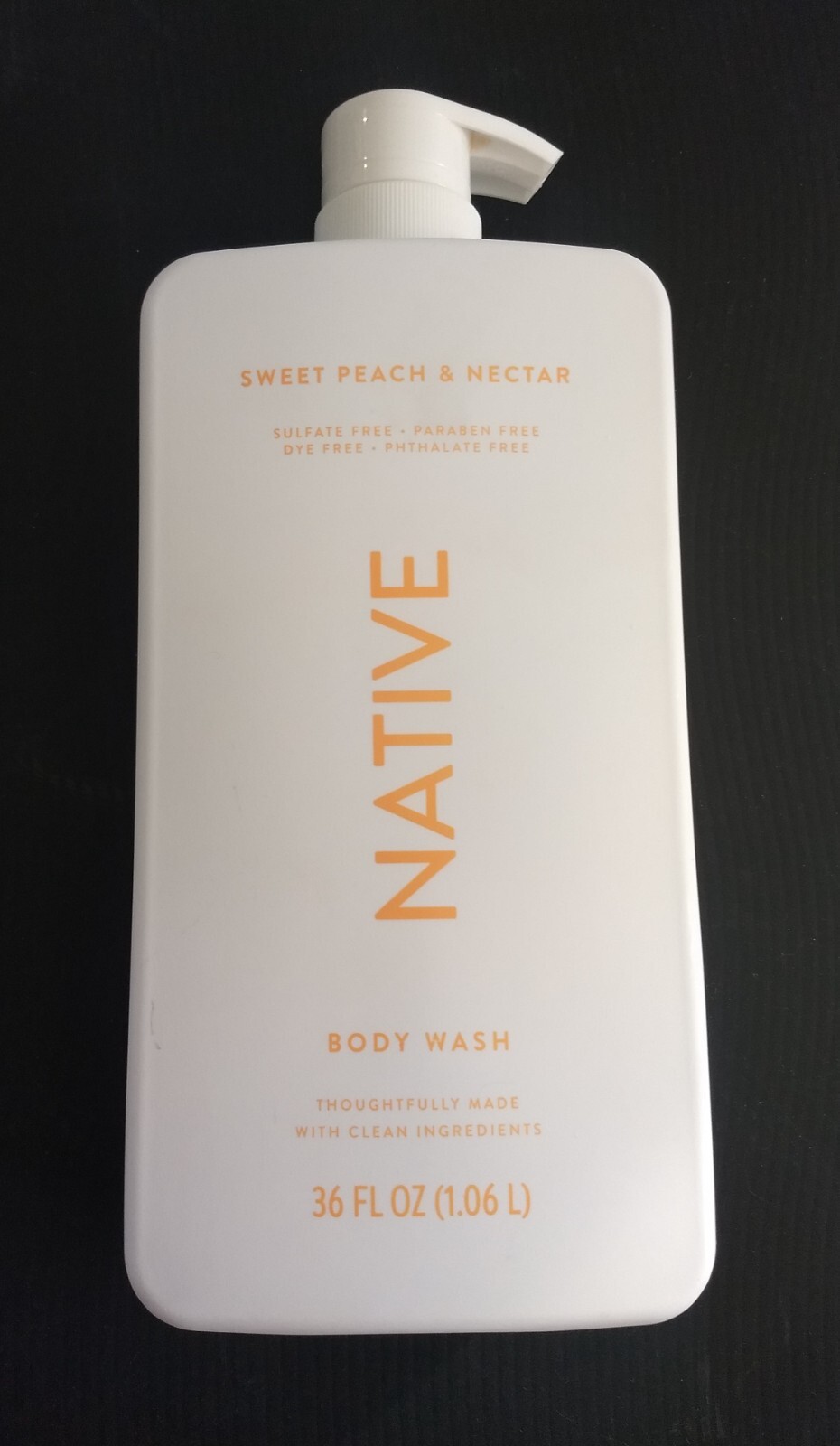 36 Fl Oz 1.06 L Native Sweet Peach & Nectar Body Wash Pick Up Only | eBay