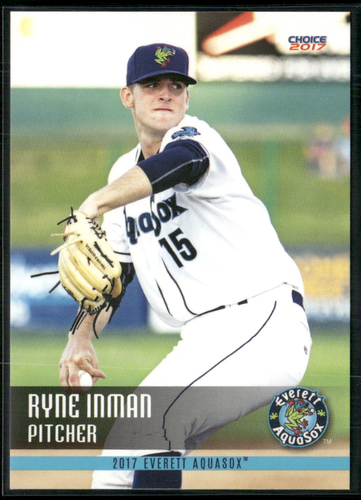 Ryne Inman 2017 Everett Aquasox Team Set | eBay