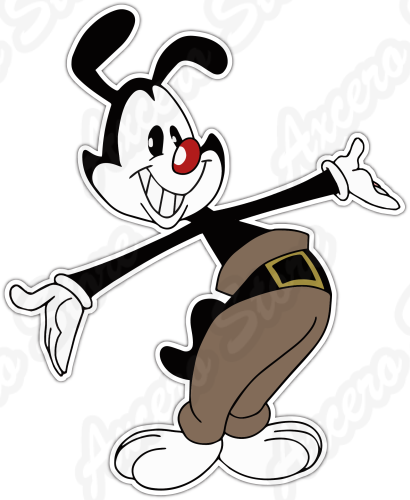Yakko Wakko Dot Warner Animaniacs Cartoon Car Bumper Vinyl Sticker ...