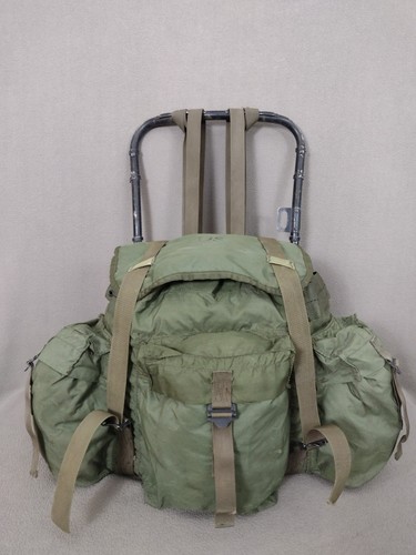 RUCKSACK, TROPICAL DSA 100-68-C-2177 Bag Frame Cargo Straps Lower Back ...