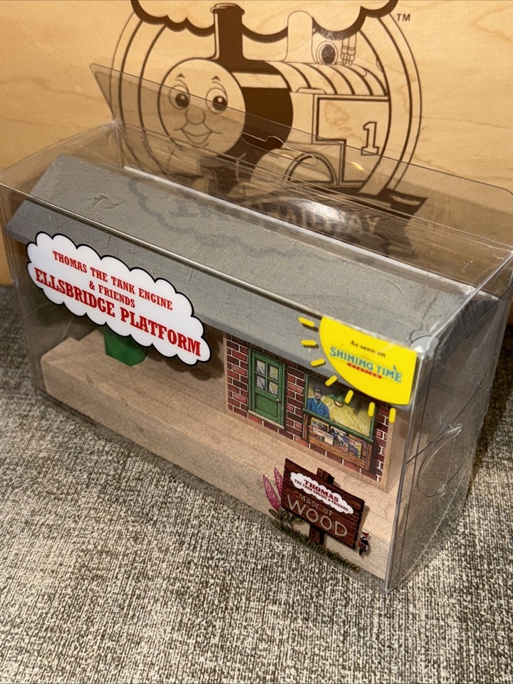 ELLSBRIDGE PLATFORM THOMAS FRIENDS TRAIN WOODEN RAILWAY 1992 BOX NEW ...