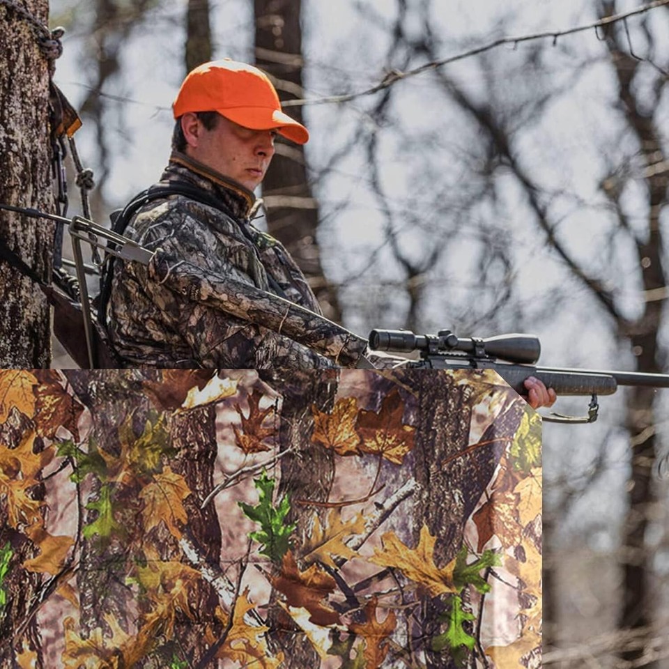 Hunting Tree Stand Blinds Treestand Camo Blind Cover Hunting Camouflage ...