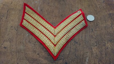 British Army Guards Regiment Sergeant SGT Rank Chevron Badge Patch | eBay