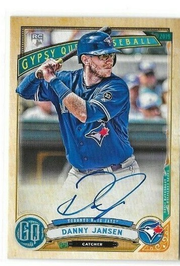 Danny Jansen 2019 Topps Gypsy Queen Auto Autograph Rookie RC Blue Jays ...