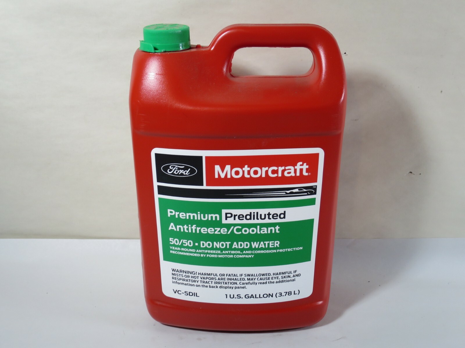 Motorcraft VC-5DIL Premium Pre-Diluted Antifreeze Coolant 1-Gal Case of ...
