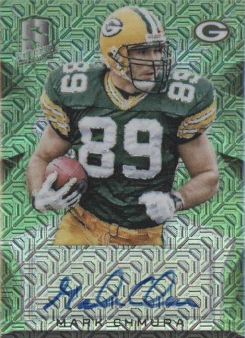2015 Panini Spectra - Signatures Mark Chmura #S-MC Neon Green Prizm /25 ...