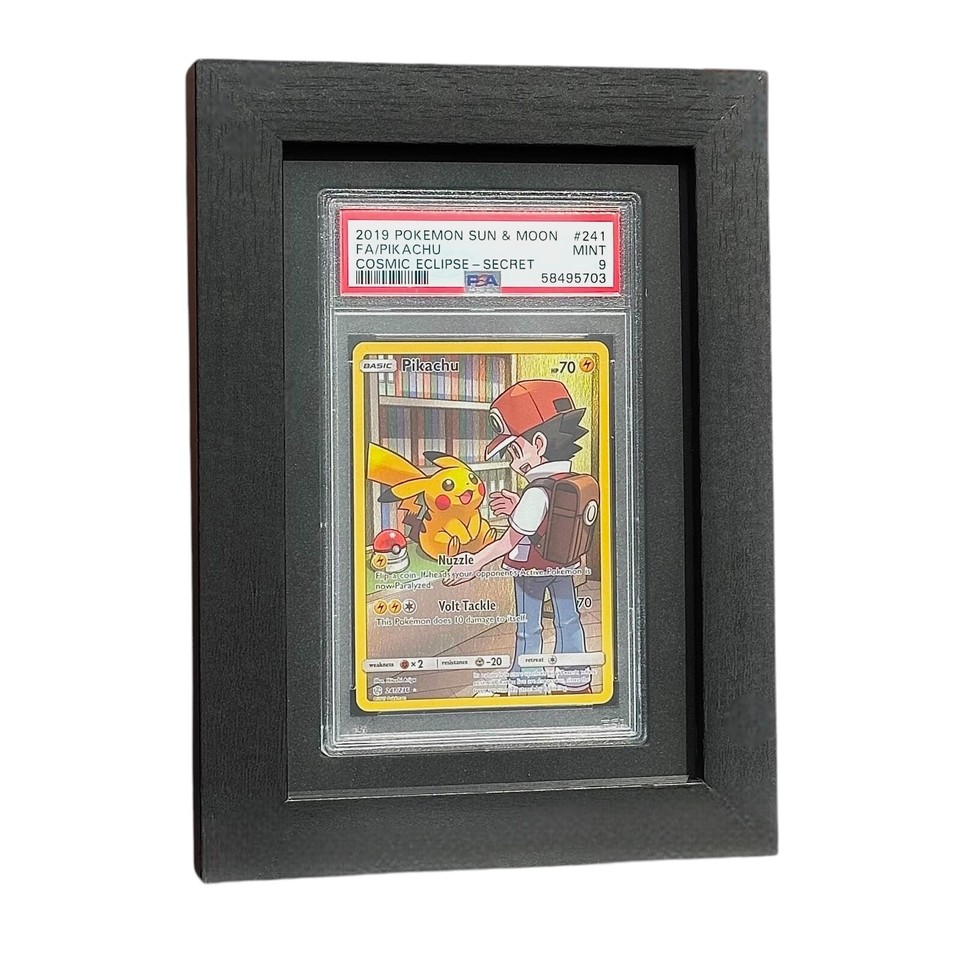 Card Display Frame Wall Mountable PSA CGC Beckett ACE Pokemon TCG ...