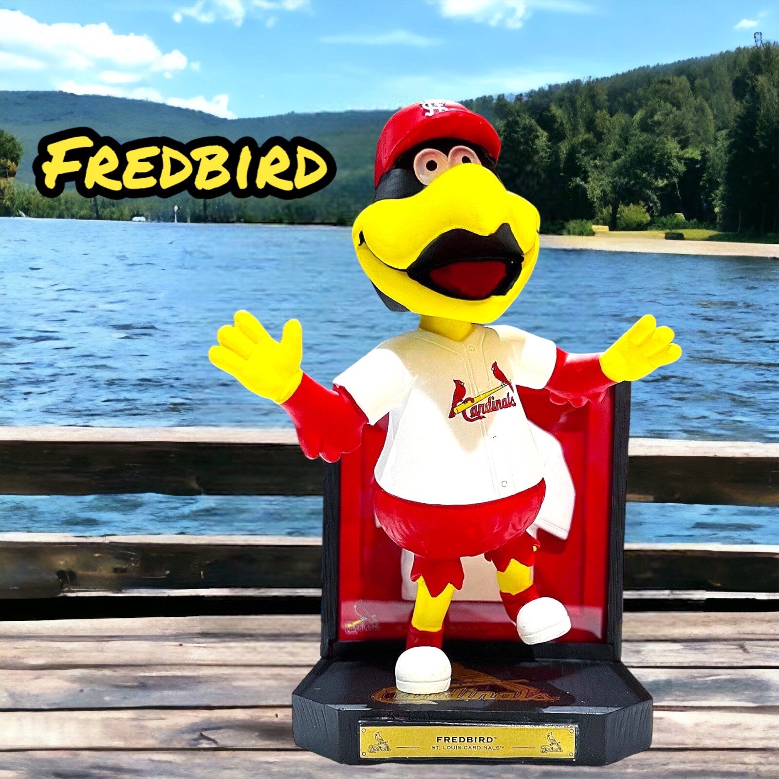 FREDBIRD St. Louis Cardinals Framed Jersey "Showcase" MLB Mascot ...