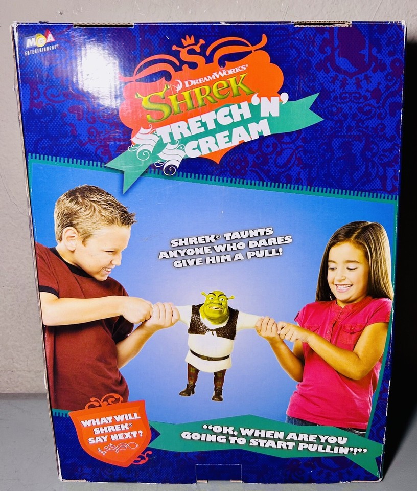Shrek Stretch N Scream 12" Talking Figure Toy 2006 MGA Dreamworks Needs ...