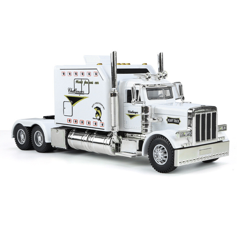 Peterbilt Heavy Truck 389 tractor 1:24 Diecast Model Truck Toy ...