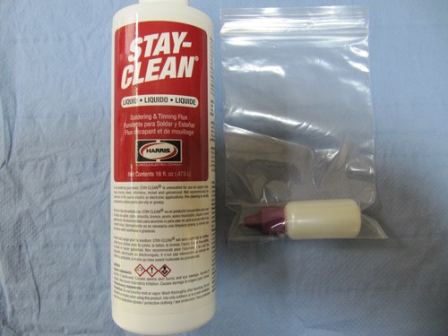 HARRIS STAY-BRITE #8 SOLDER KIT 36 inches plus 1/2 ounce STAY CLEAN ...