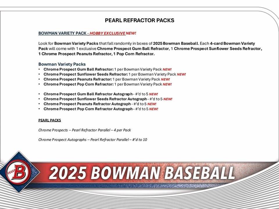Brody Hopkins TB 2025 BOWMAN BASEBALL 3 CASE (26 Box) Player Break #17 ...