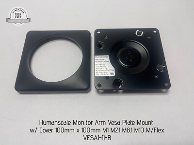 Humanscale Monitor Arm Vesa Plate Mount w/ Cover, Screws M1 M2.1 M8.1 ...
