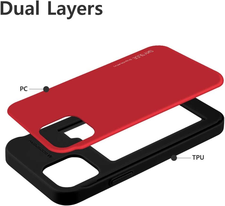 GOOSPERY Sky Slide Card Slot Bumper Cover for iPhone 14 13 12 Pro Max ...