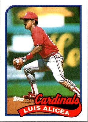 1989 Topps Baseball 588 Luis Alicea | eBay