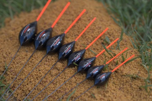 PRESTON INNOVATIONS POWER POLE FLOATS SET OF FIVE NATURAL POLE FISHING ...