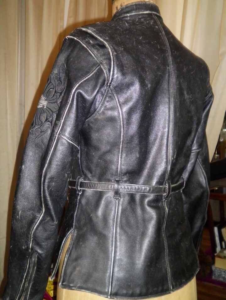 Harley Davidson SMALL Heavyweight Leather Jacket / Co… - Gem