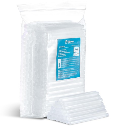 Mini Glue Gun Sticks, 200 Pcs Clear Mini Glue Sticks, 0.27" Diameter ...