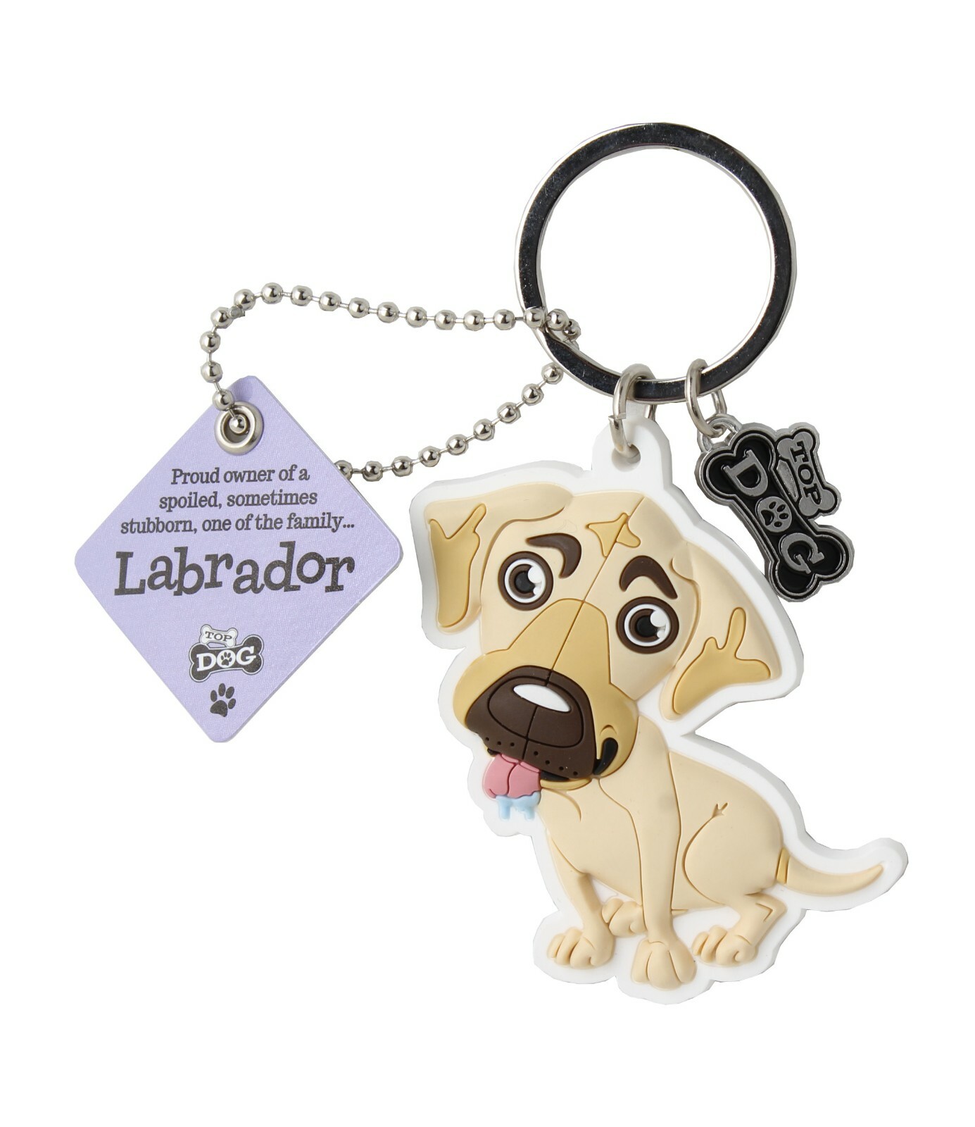 Wags And Whiskers Dog Keyrings Pug Cocker Spaniel Bulldog Labrador ...