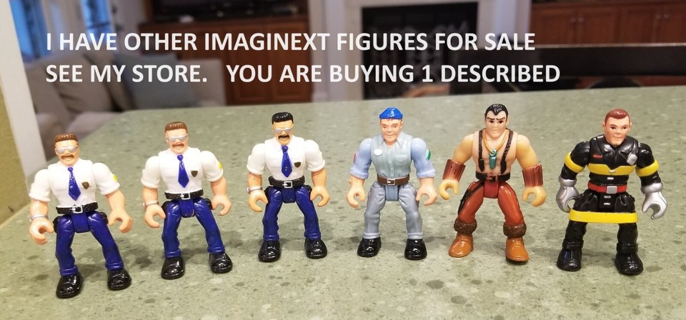 IMAGINEXT 2.5" SMALL ACTION FIGURE TOY AUTO MECHANIC MAN | eBay