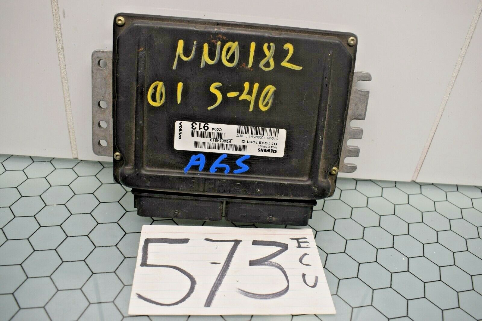 2001 2002 2003 Volvo S40 V40 #573 Engine Computer ECM ECU P30614913 | eBay