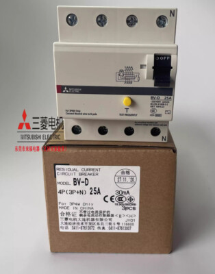 Mitsubishi Leakage protection Circuit breaker BV-D 4P 25A | eBay