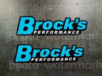 2x Brocks Performance Decals Stickers autocollant MX Motorcycle, Pick ...