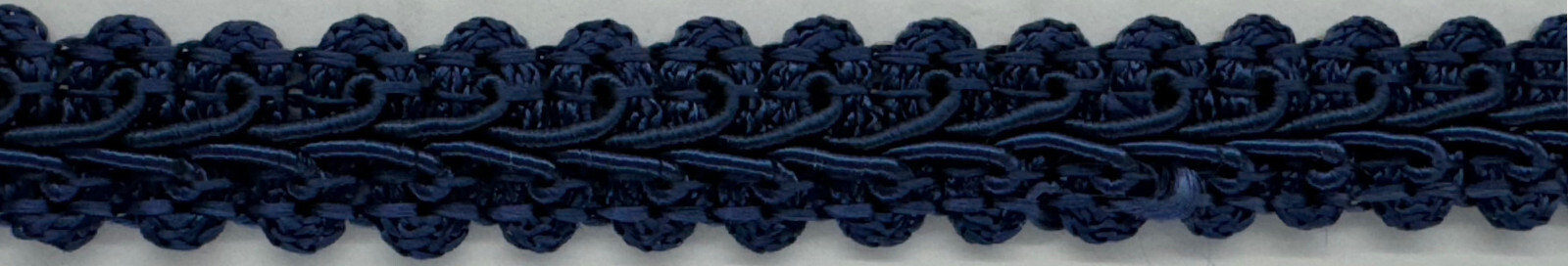 1/2" Navy Blue French Chinese Gimp Braid Fabric Trim 3 Yards Trimming ...