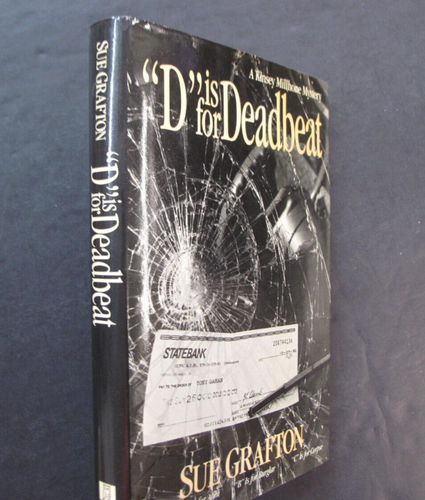Women Mystery Detective Fiction "D" is for Deadbeat Sue Grafton DJ 1st ...