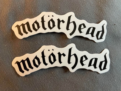 Lot (2) MOTORHEAD 3/4" x 3" Band Logo STICKERS Fast SHIP! Lemmy | eBay