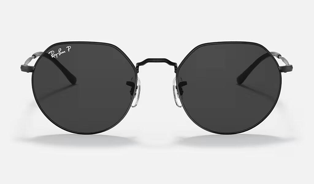 Ray-Ban Jack Polished Black Polarized Classic 53 mm Sunglasses RB3565 ...