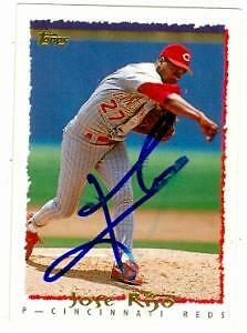 Jose Rijo autographed Baseball Card (Cincinnati Reds) 1995 Topps #529 ...
