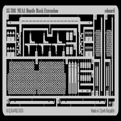 EDUARD MODELS 1/35 Armor- M1A1 Bustle Rack Extension for TAM EDU35598 ...