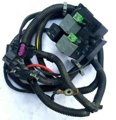 Chevy GMC truck dual electric fan relay harness OEM standalone 2000 ...