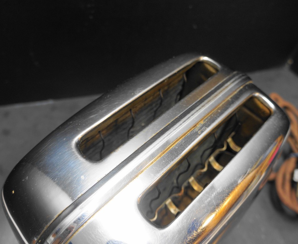 Toastmaster 1B14 Chrome Brown Bakelite 1940s-50s Automatic Toaster | eBay