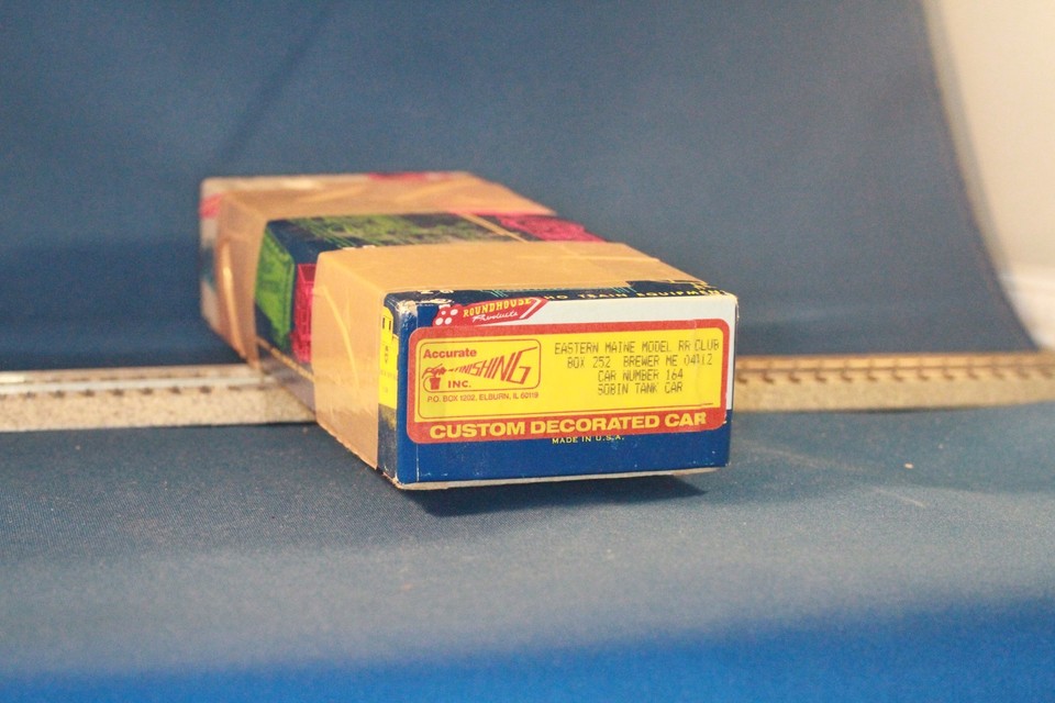 JP HO MDC Roundhouse Shorty Tank Car Sobin IMCX #164 East Maine Model ...