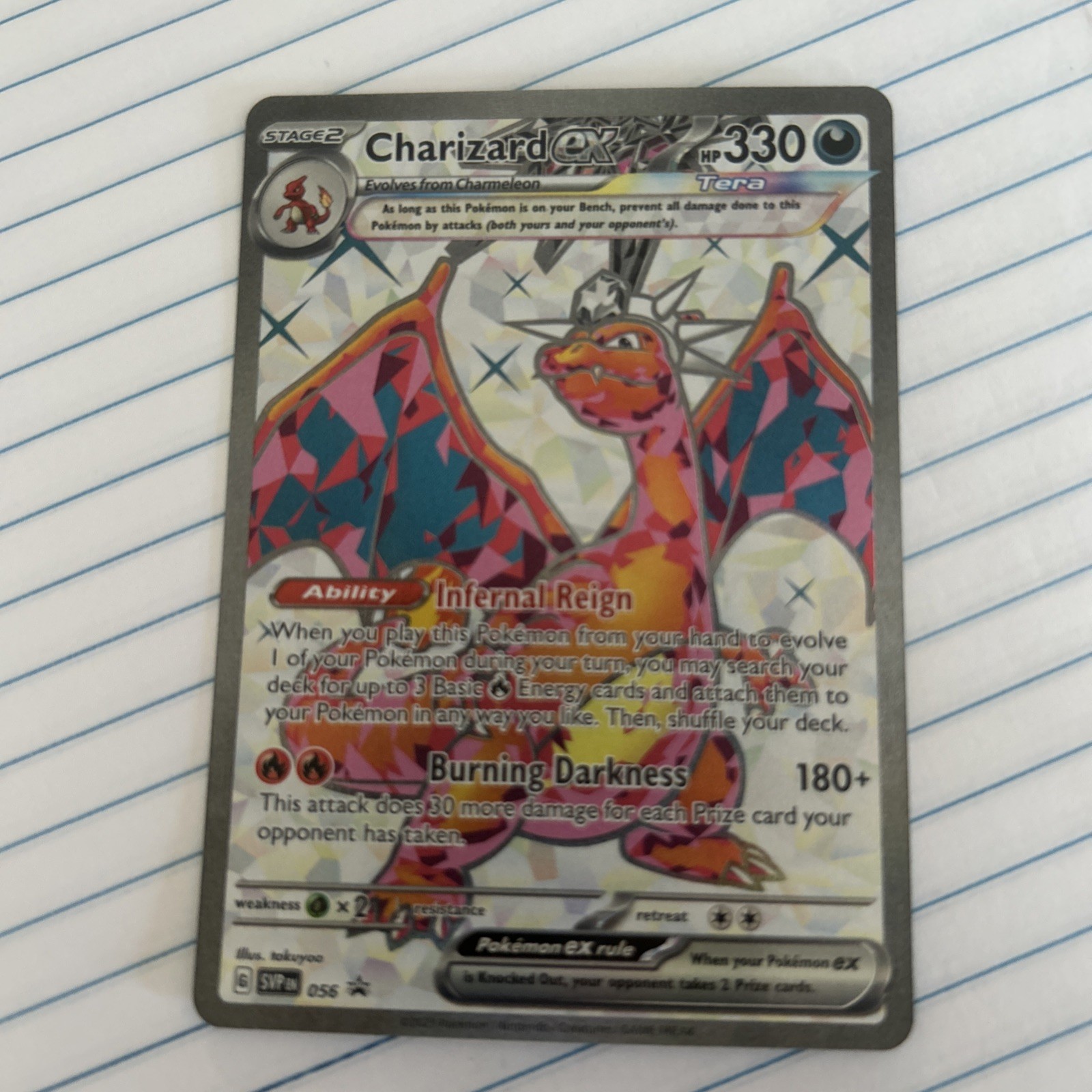 Charizard EX 056 Promo Scarlet & Violet Full Art Holo 2021 Promo | eBay