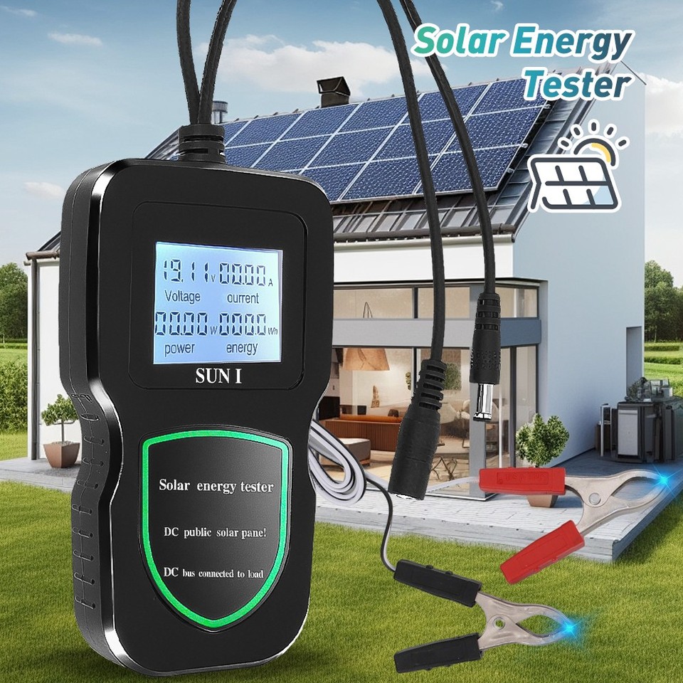 Upgrade Solar Panel Tester Meter Photovoltaic Multimeter Solar MPPT ...