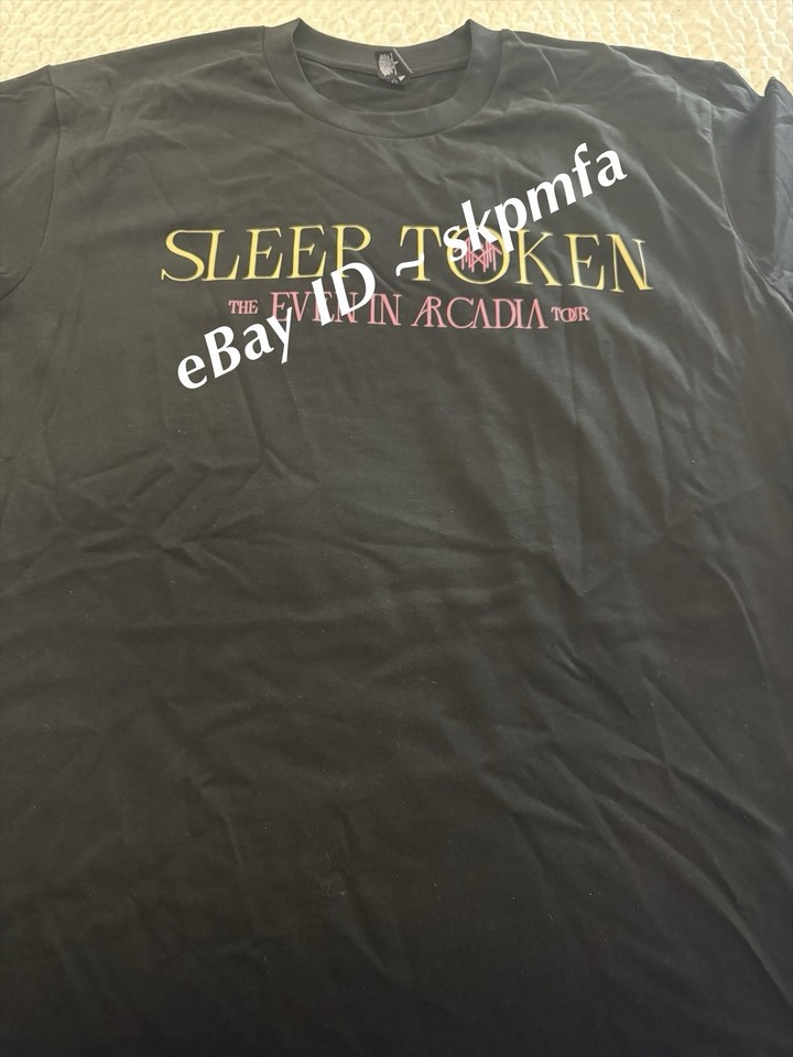 SLEEP TOKEN Shirt Worcester💯 Official Merch !! 😴🪙EIA Tour 2025 🦩Large ...